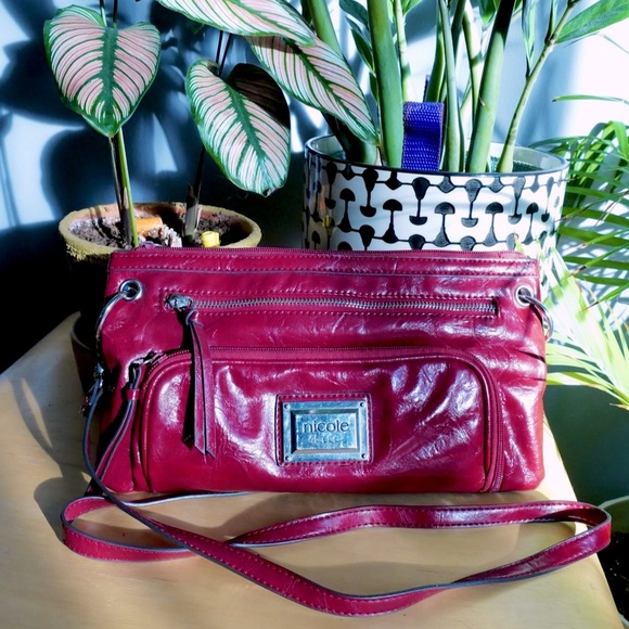 Nicole by Nicole Miller | Bags | Nicole Miller Red Crossbody Purse ...